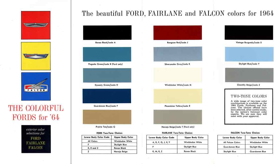 Regress Press Ford 1964 The Colorful Fords For 64 For Ford Regress Press Ford 1964 The Colorful Fords For 64 For Ford